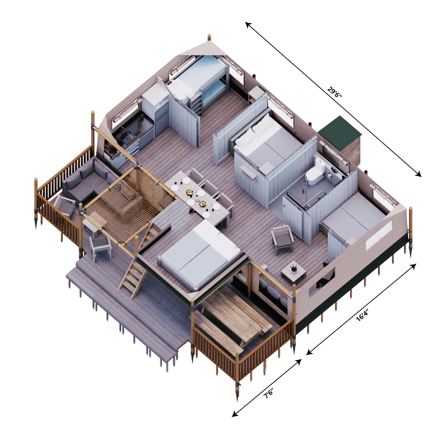 Ranger Lodge | Meet our glamping tents | Outstanding Tent